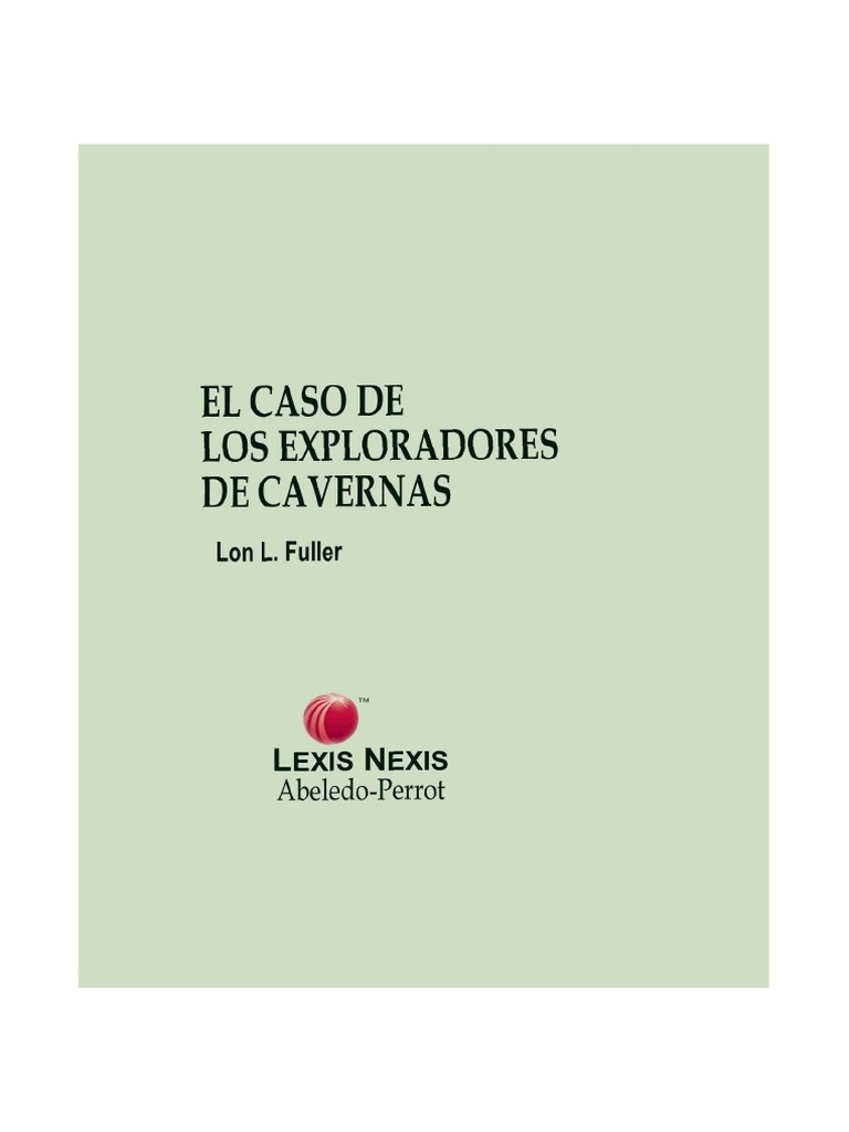 El Caso de Los Exploradores de Cavernas - Doctrina27977 | PDF