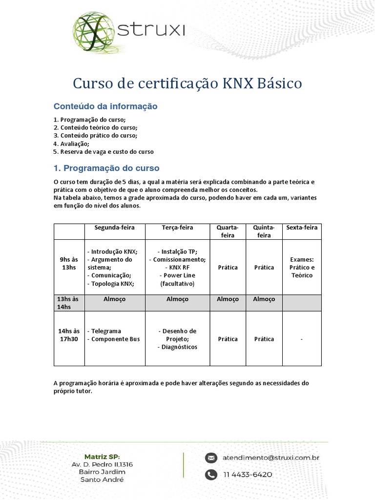 Curso de Certificacao KNX Basico | PDF