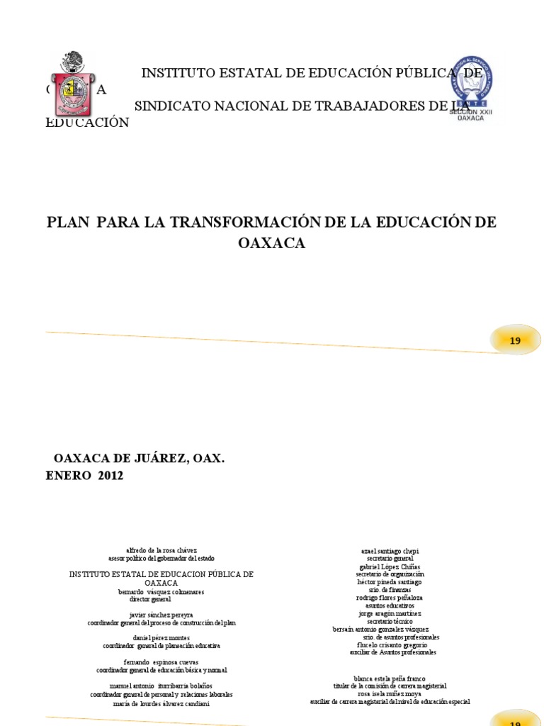 Doc. Integrador IEEPO-SECC.22-Enero 2012 | PDF | Enseñando | Pedagogía