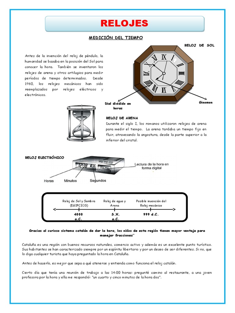 Problemas de Relojes | PDF | Hora | Reloj