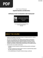 HSB Sba Outline | PDF | Data | Statistics