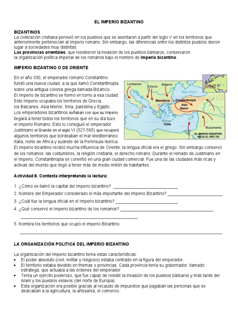 7° Guía 3P Imp Bizantino | PDF