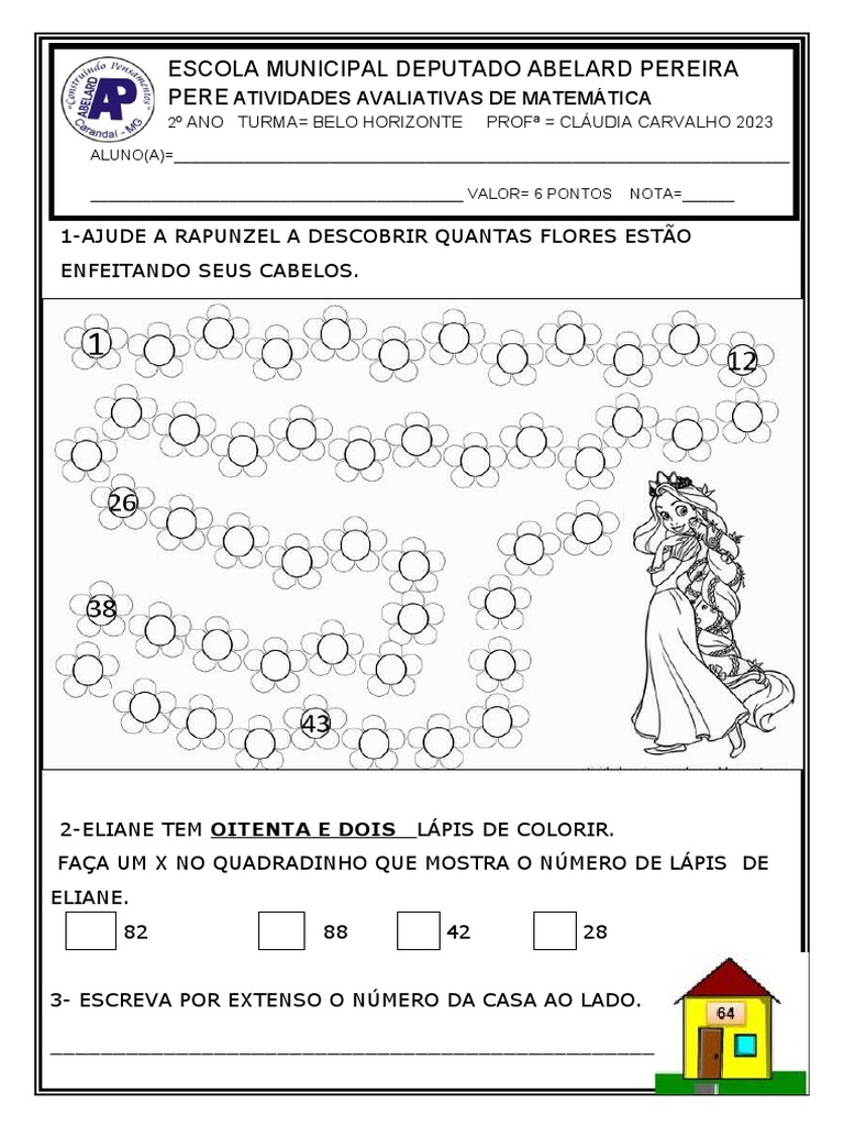 Teste de Matemática | PDF
