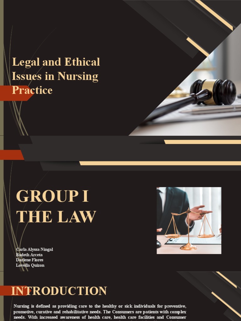 Legal and Ethical Issues in Nursing Practice | PDF | Nursing | Informed ...