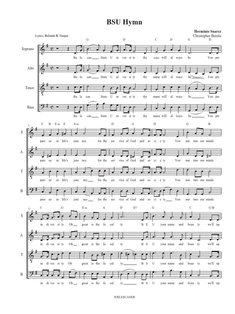 BSU Hymn | PDF