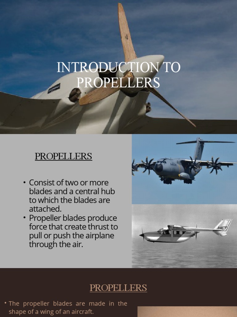 Introduction To Propeller | PDF | Aircraft | Blade