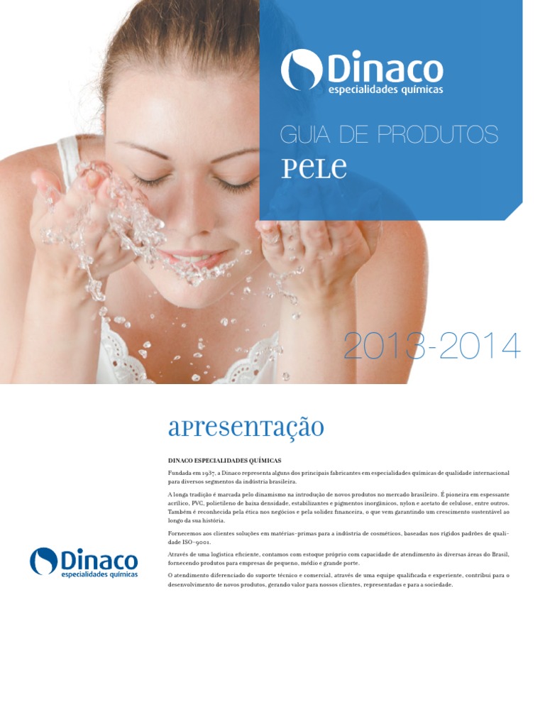 Guia de Produtos Dinaco - Pele | PDF
