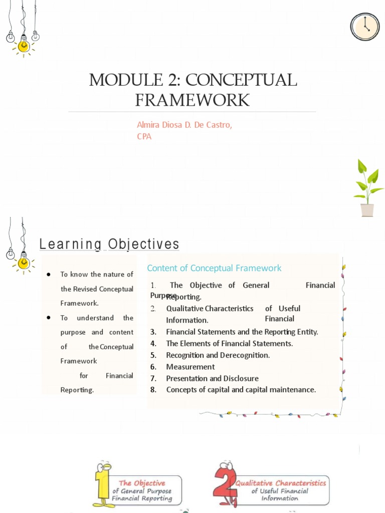 ACC 203 Module 2 Conceptual Framework | PDF | International Financial ... ACC 203 Module 2 Conceptual Framework | PDF | International Financial ...