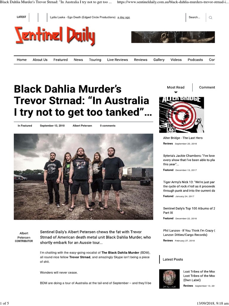 Interview Trevor Strnad | PDF