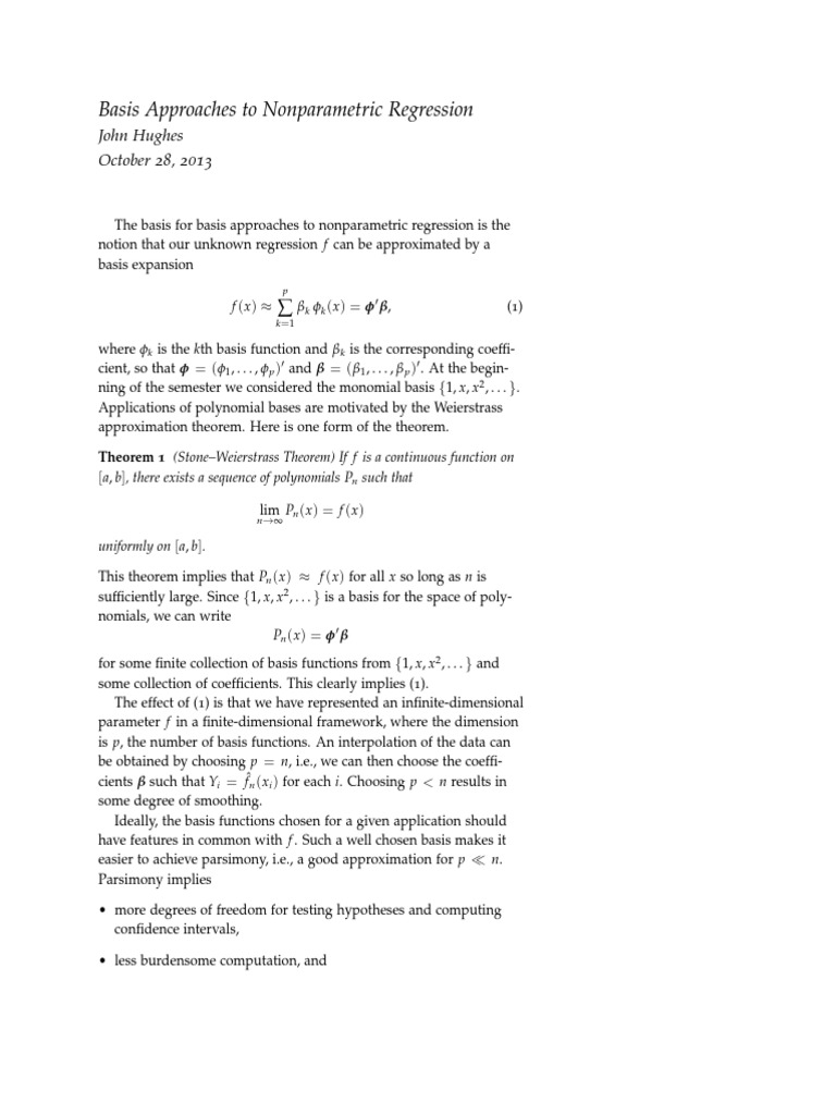 Basis Approaches | PDF | Basis (Linear Algebra) | Linear Algebra