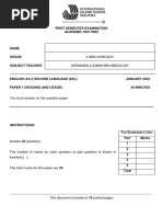 Science Paper 2. Question Paper. Stage 4. Cambridge Primary Progression ...