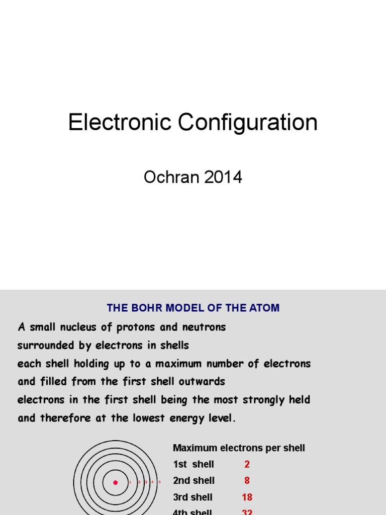 Electronic Configurations | PDF | Electron Configuration | Atomic Orbital