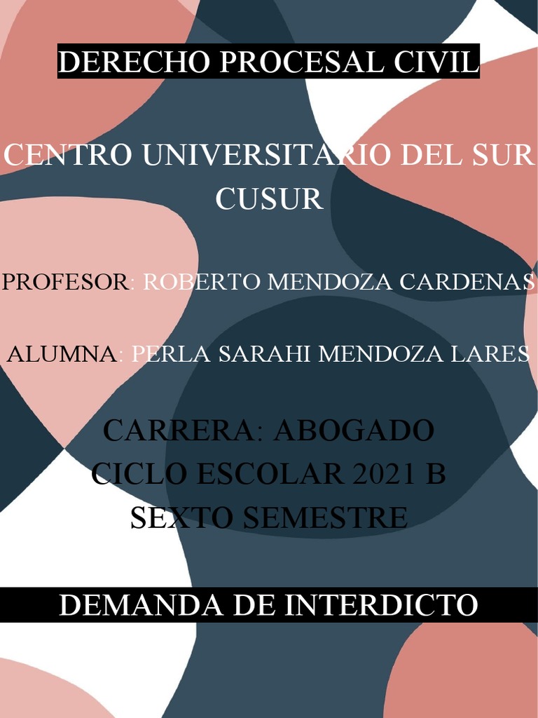 INTERDICTO | PDF | Ciencias sociales