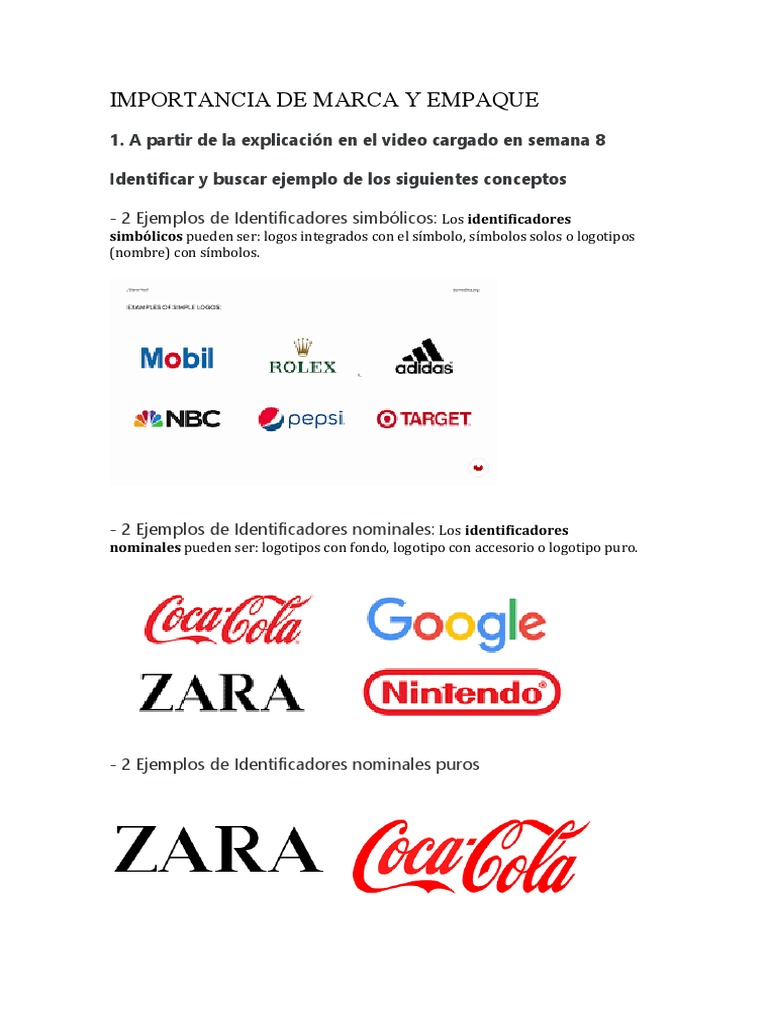 Identificadores simbólicos y nominales | PDF