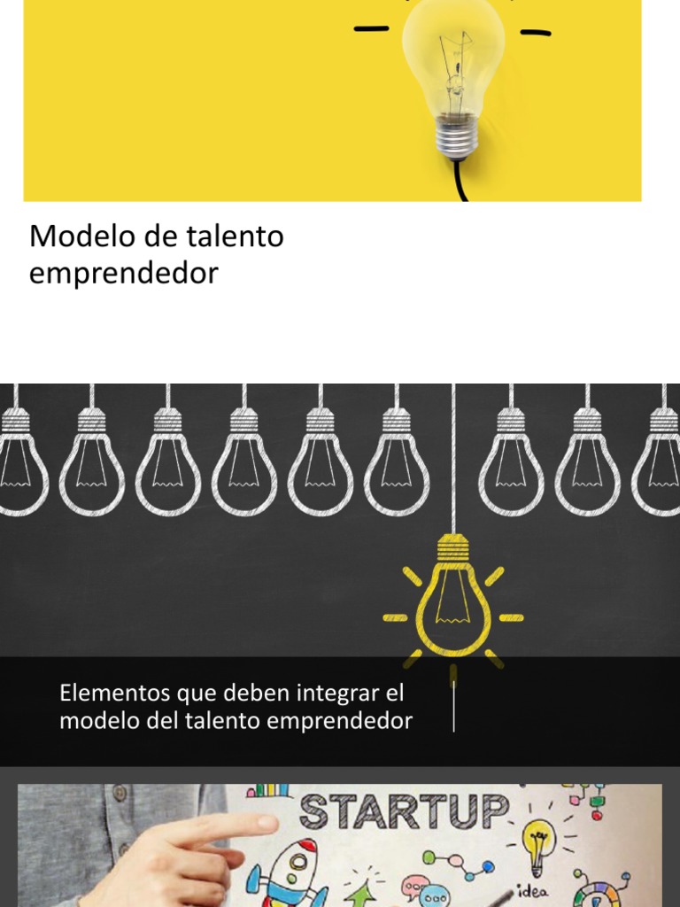 Modelo de Talento Emprendedor | PDF