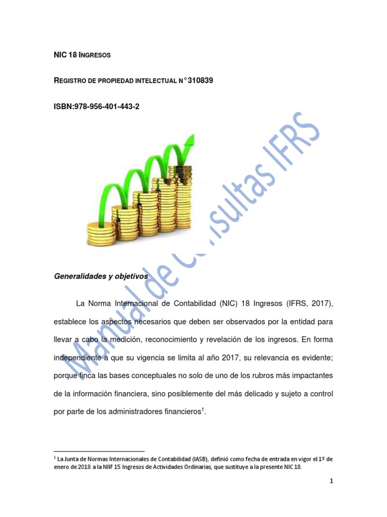 NIC 18: Ingresos Ordinarios y Medición | PDF
