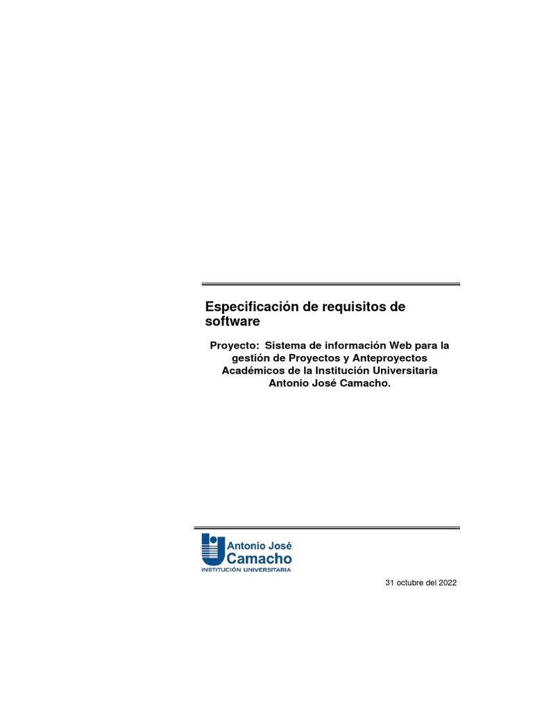 Formato-Ieee-830 (Doc Final.1) | PDF | Usuario (informática) | Software