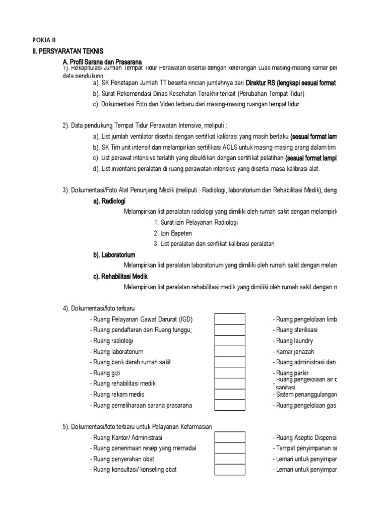 Uraian Tugas Pokja Ii | PDF