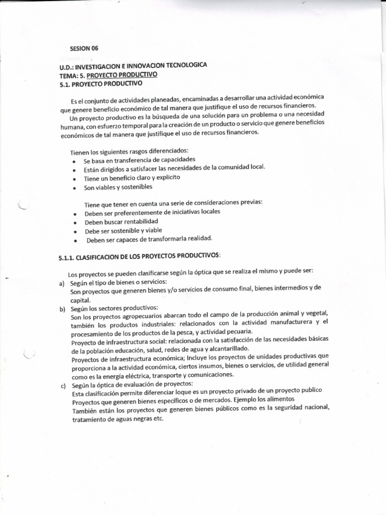 Sesion 06 Invest. Innov. Tecnol-2023-i | PDF