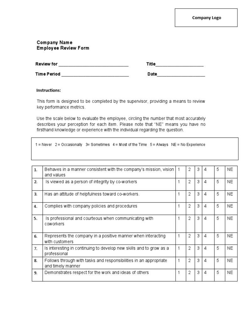 Employee-Narrative-Template | PDF | Behavioural Sciences | Cognitive ...
