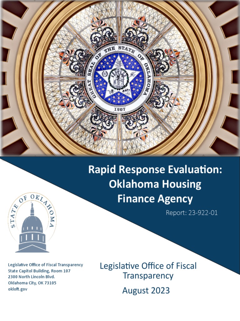 LOC Draft Rapid Response Oklahoma Housing Finance Agency | PDF ...