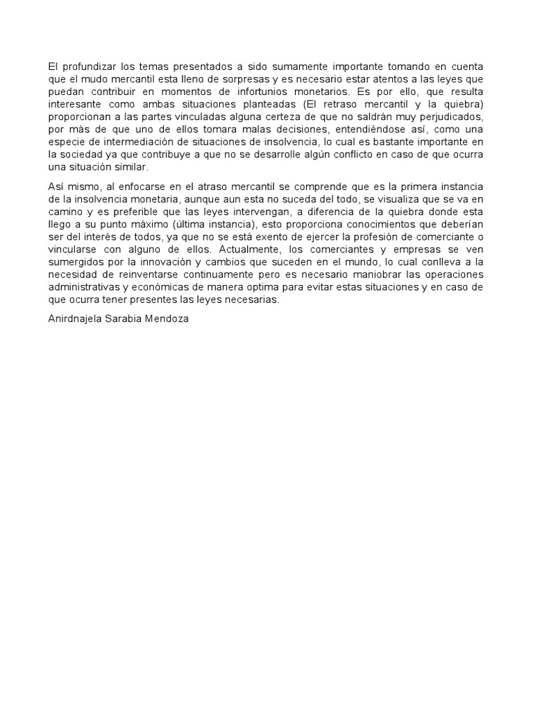Ani Conclusión | PDF