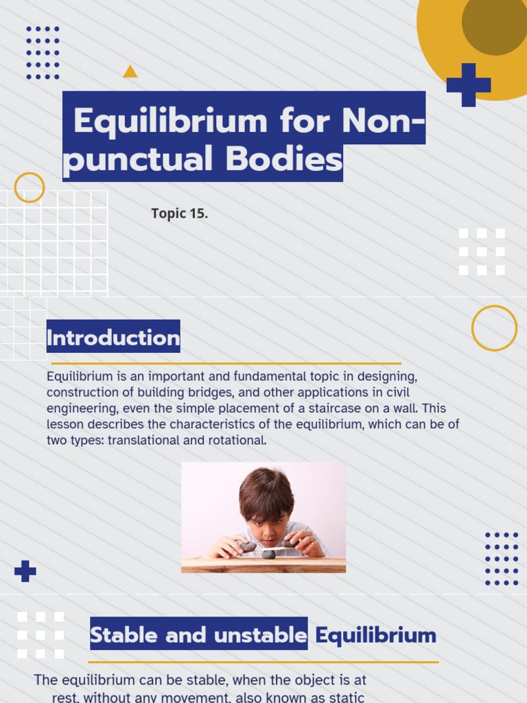 Topic 15. Equilibrium For Non-Punctual Bodies | PDF