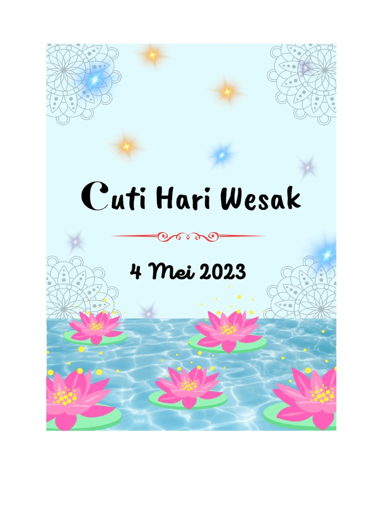 CUTI WEsak | PDF