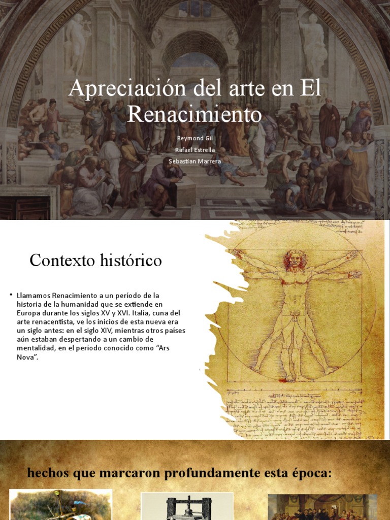 El Renacimiento | PDF | Renacimiento | Miguel Ángel
