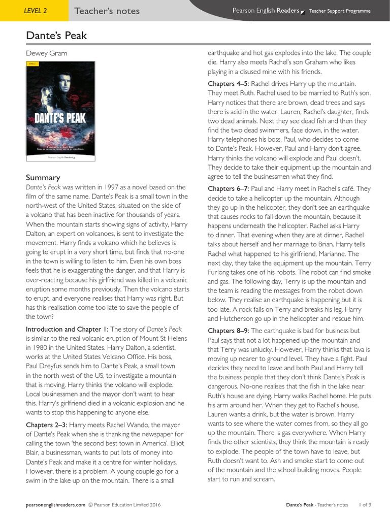 Dante's Peak: A Volcanic Warning | PDF | Volcano