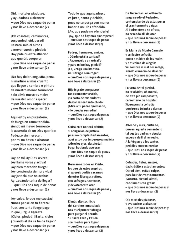 Cantos A Las Animas | PDF