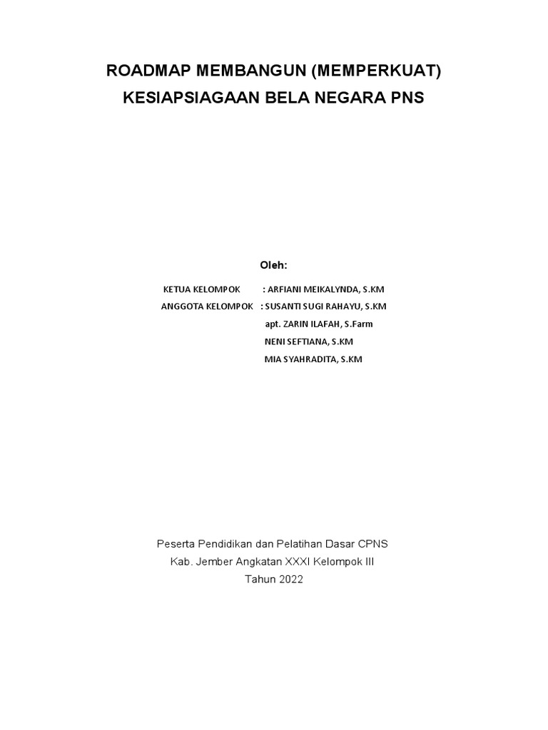 Tugas Road Map | PDF