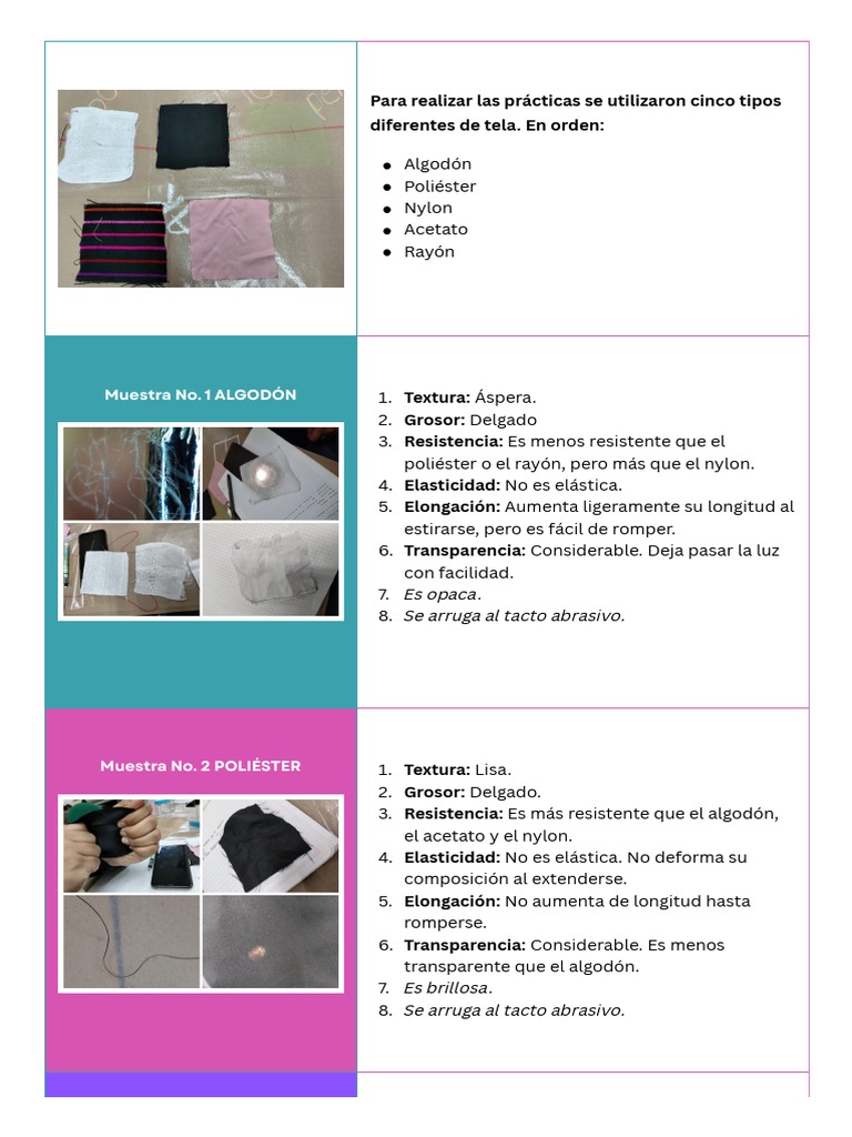 Muestras de Telas | PDF