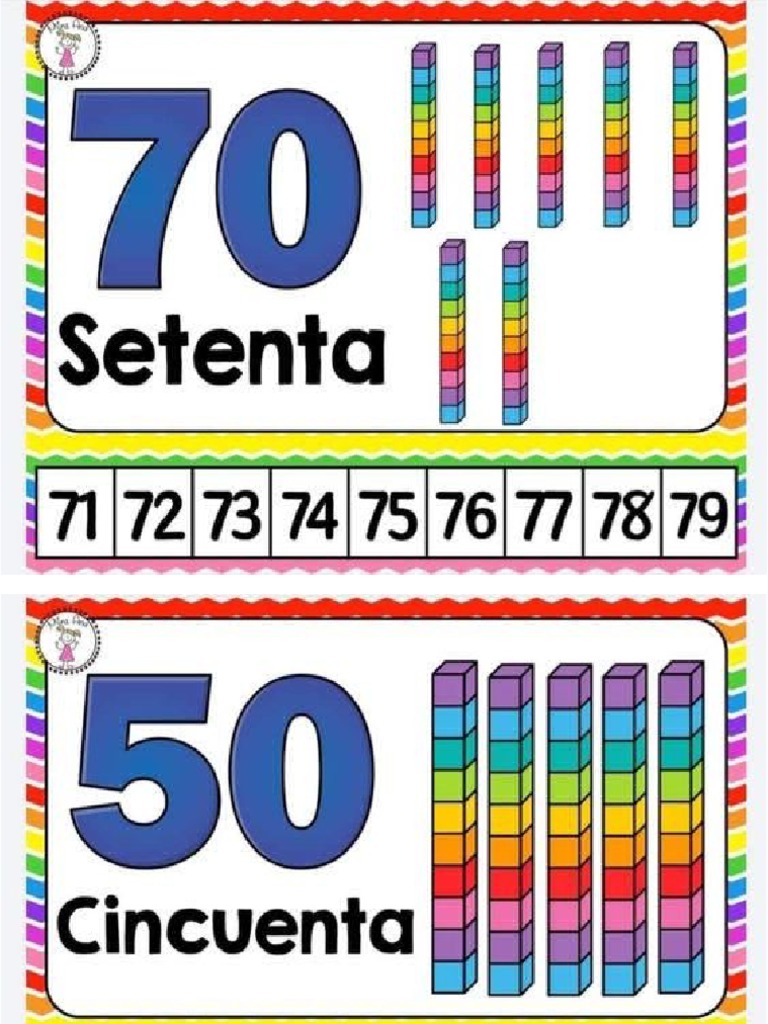 Planillas Numeros 10 En 10 Pdf