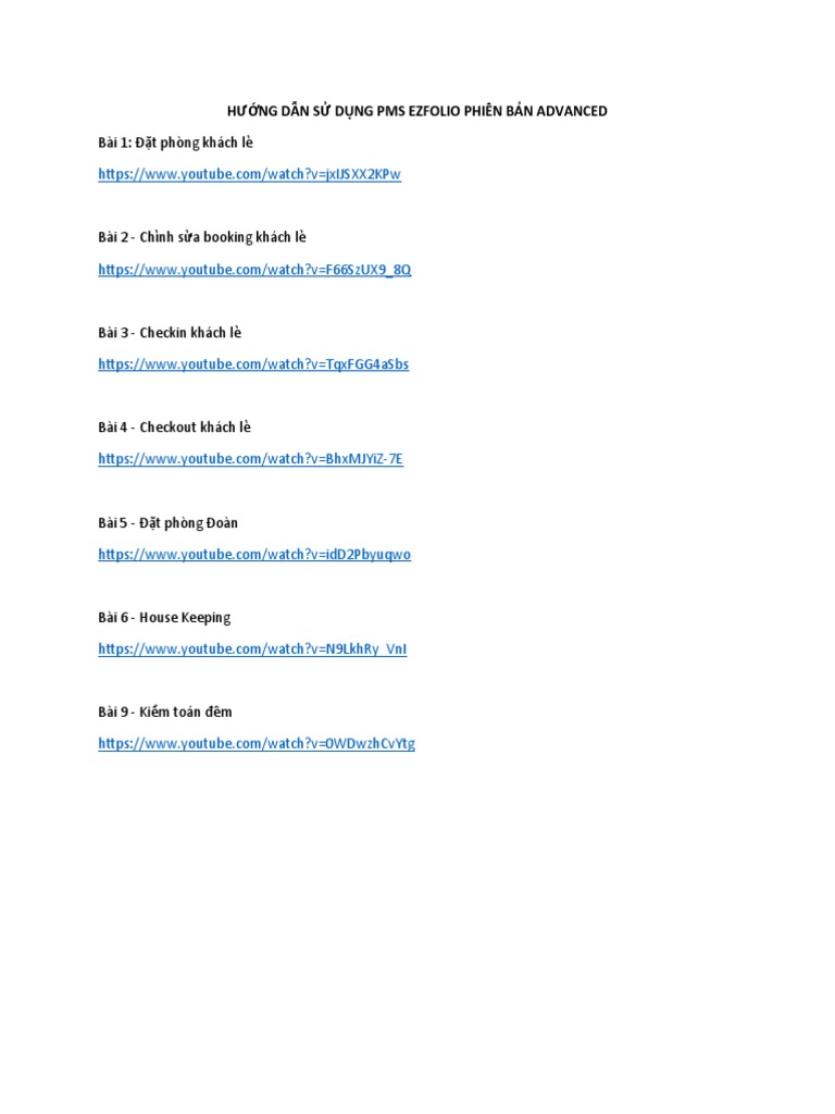 Hướng Dẫn Sử Dụng Pms Ezfolio Phiên Bản Advanced | PDF