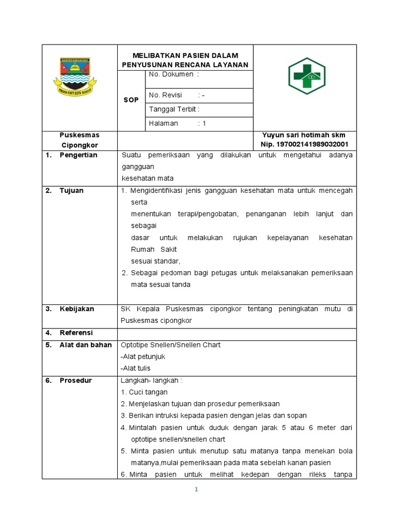 SOP Program Indra | PDF