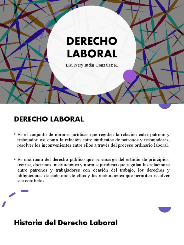 Derecho Laboral | PDF | Derecho laboral | Economias