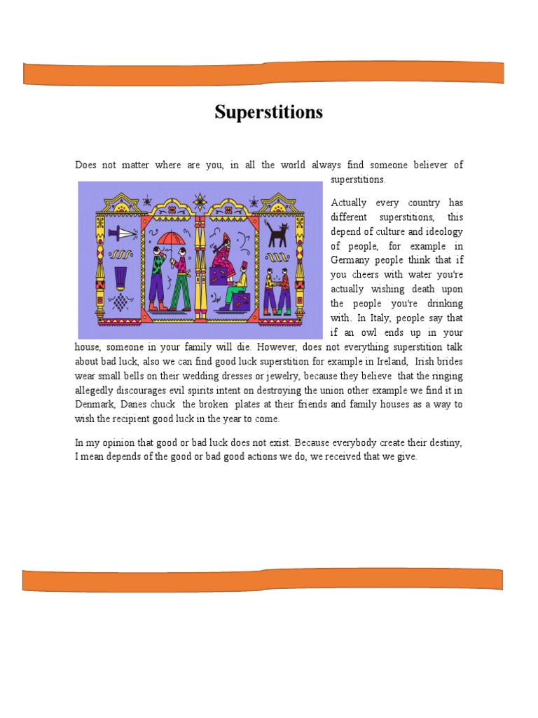 Superstitions | PDF