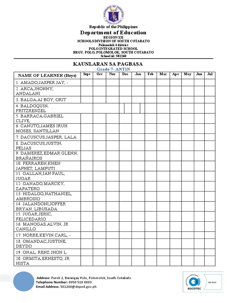 Reading-Progress-Chart | PDF