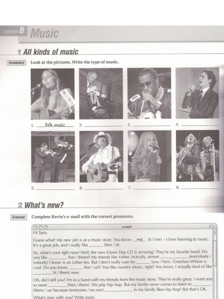 UNIT 2 LESSON B Touchstone | PDF