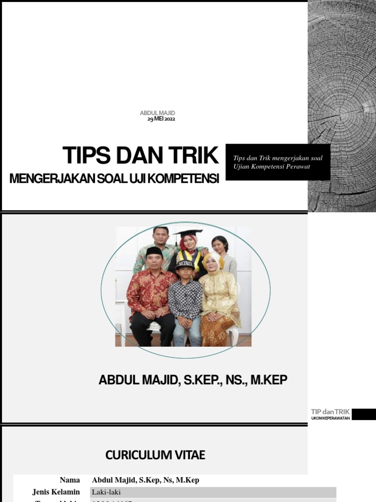 Tip & Trik Pengerjaan Soal Ukom Gadar (Pak Majid TGL 29 Mei 2022) | PDF