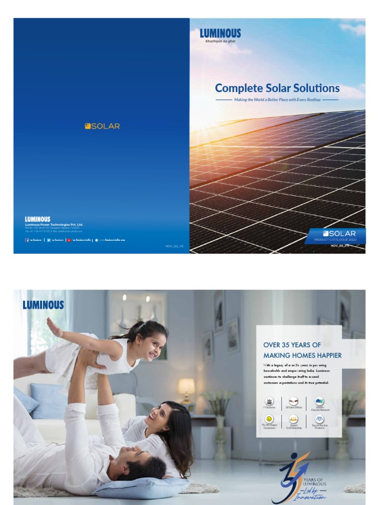 Solar Main Catalogue Nov - 22 - V5 | PDF | Solar Panel | Photovoltaics
