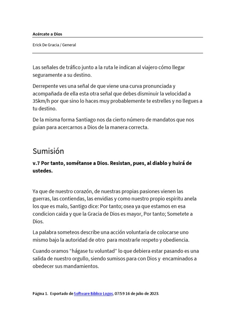 Acércate a Dios con Humildad y Fe | PDF