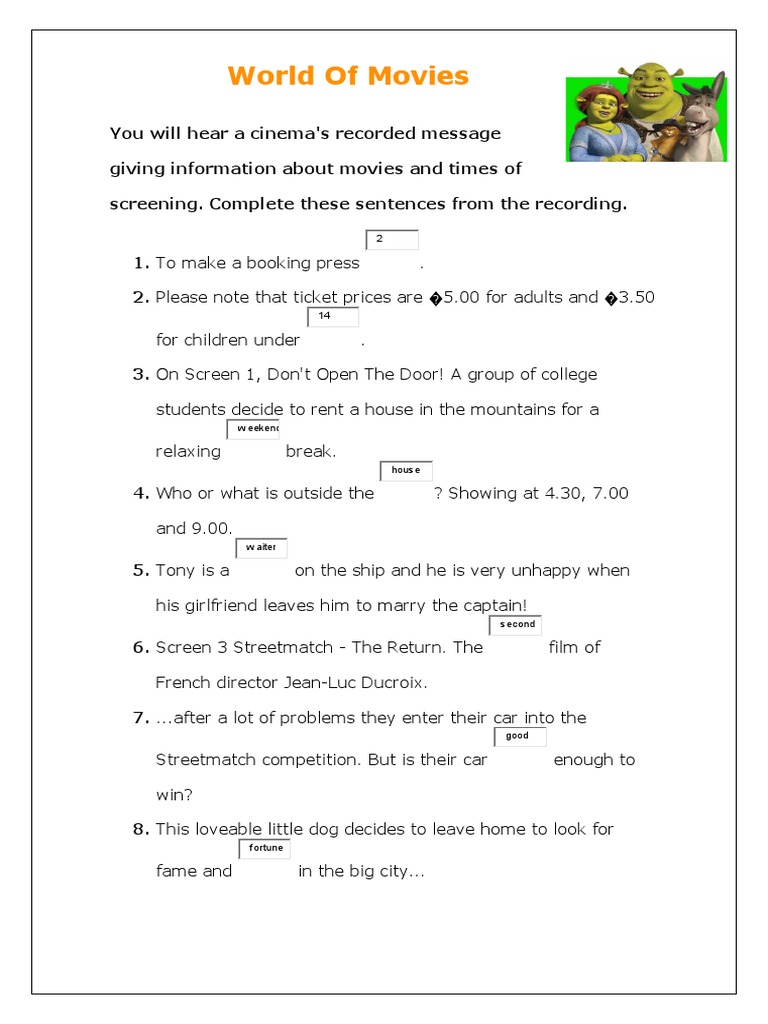 World of Movies | PDF