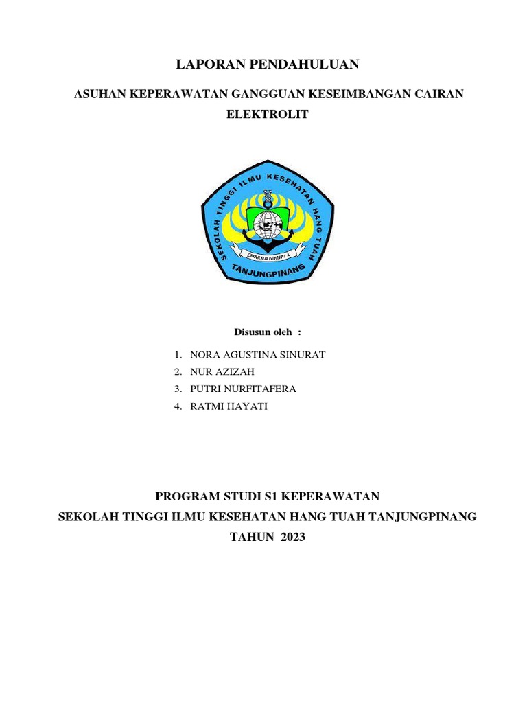 Laporan Pendahuluan KDP KLP | PDF