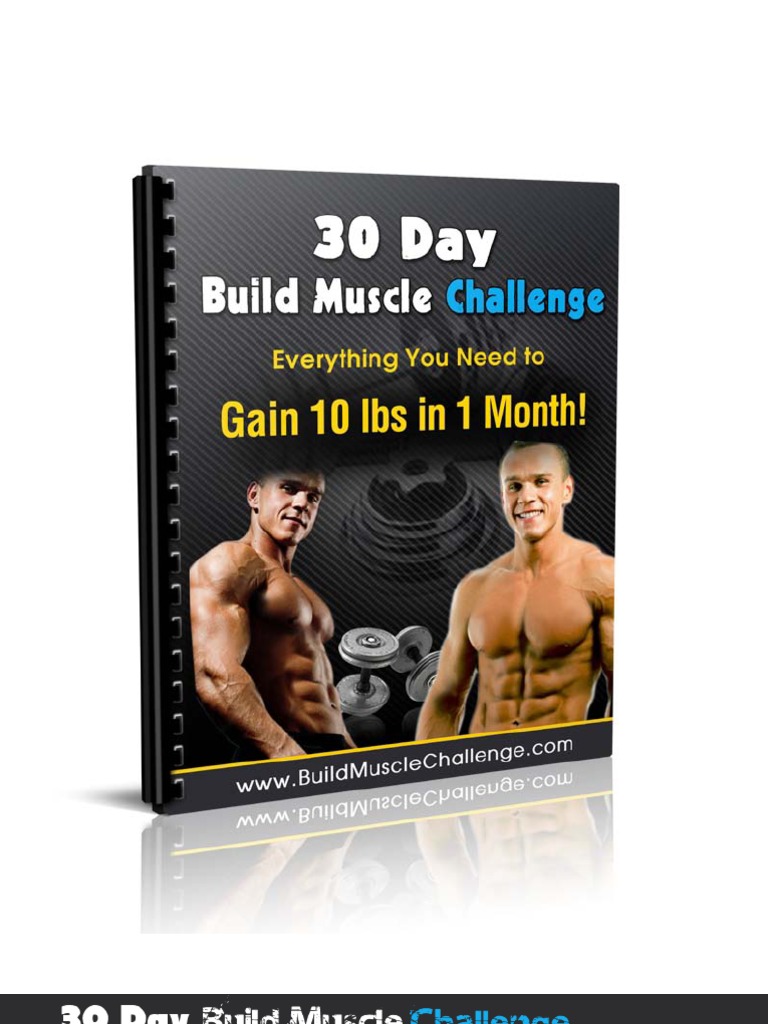 30 Day Build Muscle Challenge | PDF | Fat | Saturated Fat
