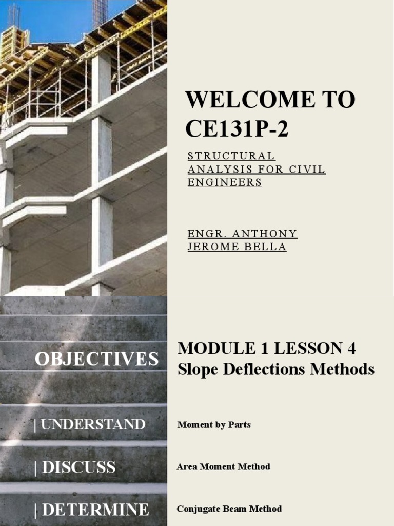 Module 1 Lesson 4 - Slope Deflections | PDF