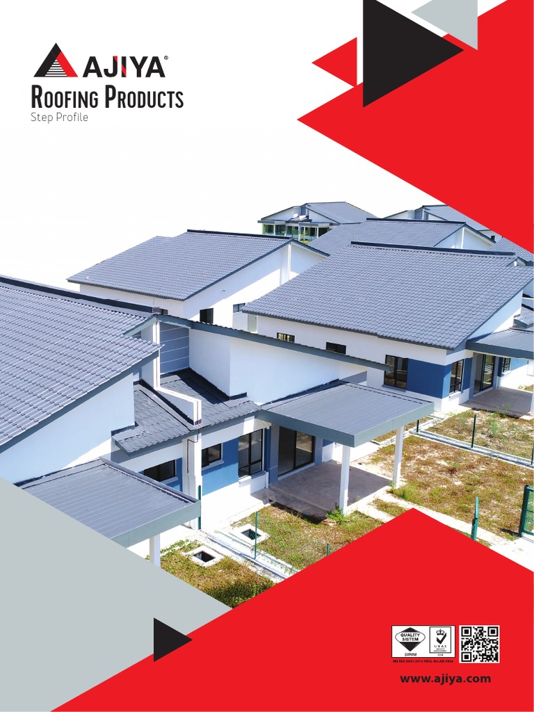 Ajiya 2018 CATALOGUE-B2 Rev10-1 | PDF | Roof | Civil Engineering
