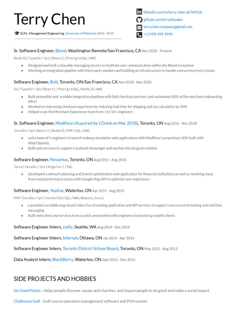 Terry's Resume | Download Free PDF | Amazon Web Services | Point Of Sale
