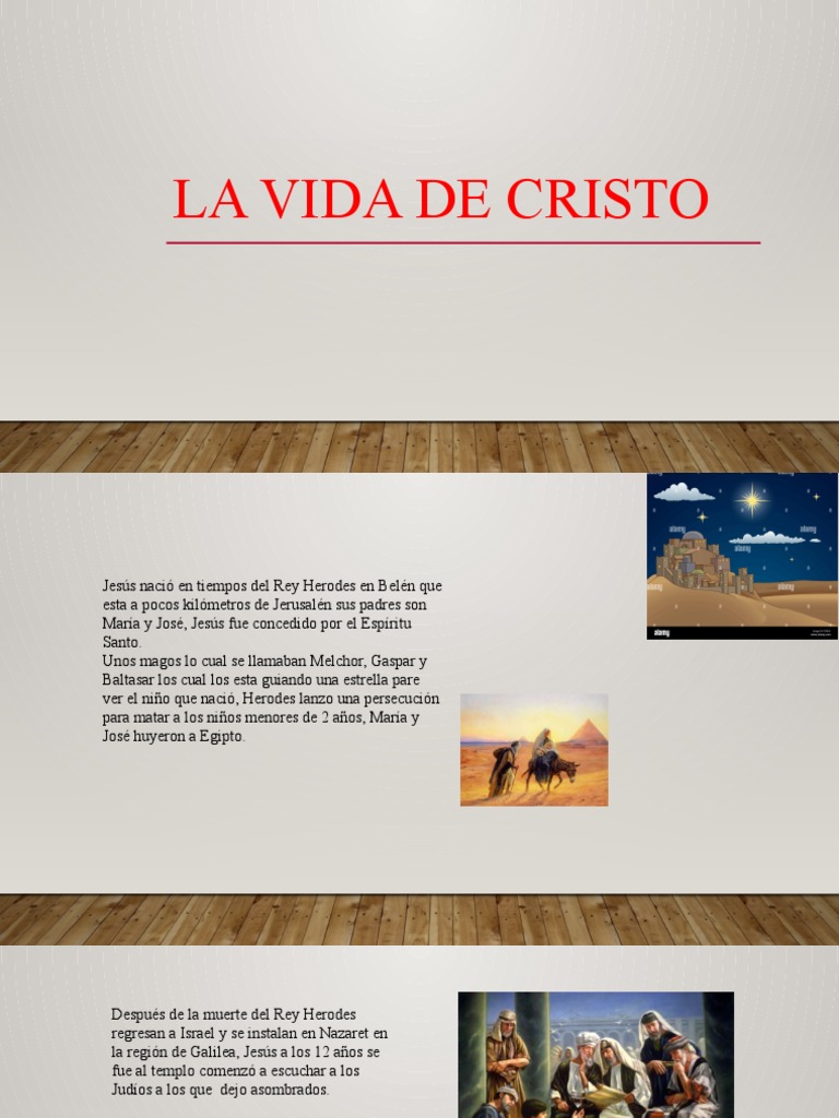 La Vida De Cristo Pdf Jesús María Madre De Jesús